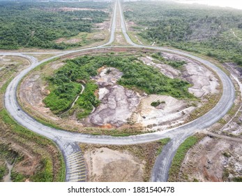 Roundabout Type Circular Intersection Junction Which Stock Photo ...