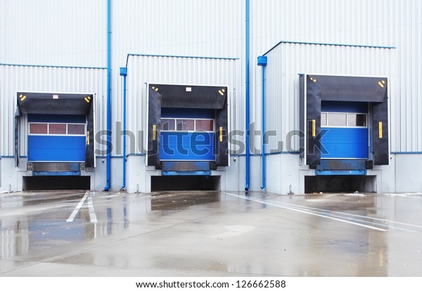 Row Old Loading Docks Stock Photo 126662588 | Shutterstock