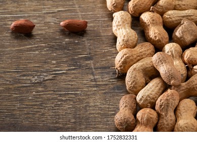 Row Peanuts Shell Making Border On Stock Photo 1752832331 | Shutterstock