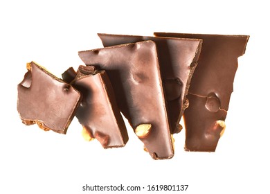 Row Pieces Rectangular Chocolate Bar Peanut Stock Photo 1619801137 ...