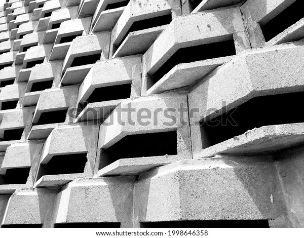 Row Ventilation Block Wall Stock Photo 1998646358 | Shutterstock