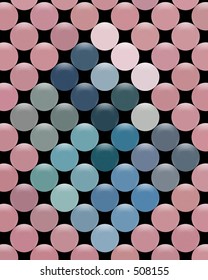 Rows Colored Spots On Black Stock Photo 508155 | Shutterstock