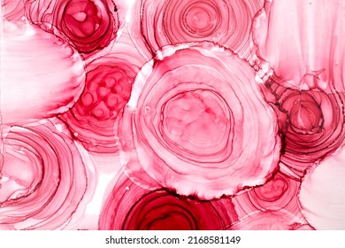 Ruby Pink Ink Abstract Background Marble Stock Photo 2168581149 ...
