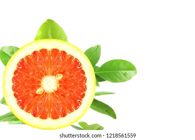 Ruby Red Grapefruit Citrus Fruit Sliced Stock Photo 1218561559 ...