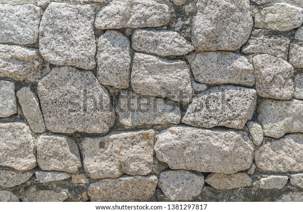 Rugged Stone Wall Background Texture Stock Photo 1381297817 | Shutterstock