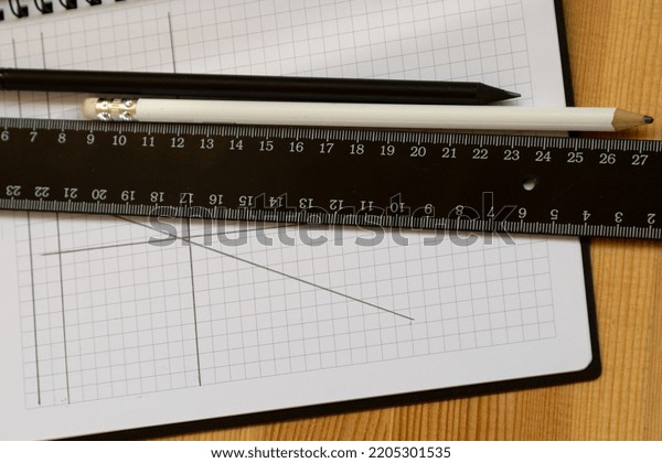 Ruler Pencils Drawing Tutorials Scheduling Classes Stock Photo ...