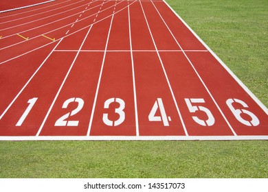 Free Stock Photo of Empty running track lanes number 1 to 6 | Download ...
