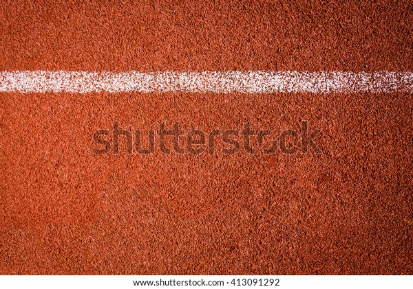 Running Track Texture Background Top View Stock Photo (Edit Now) 413091292
