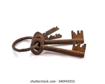 Rust Old Key Isolated Stock Photo 340943315 | Shutterstock
