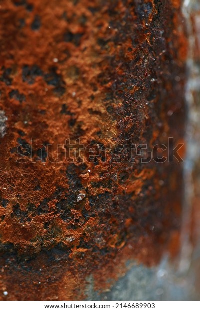 Rust Texture Background Closeup Dirt Metal Stock Photo 2146689903 ...