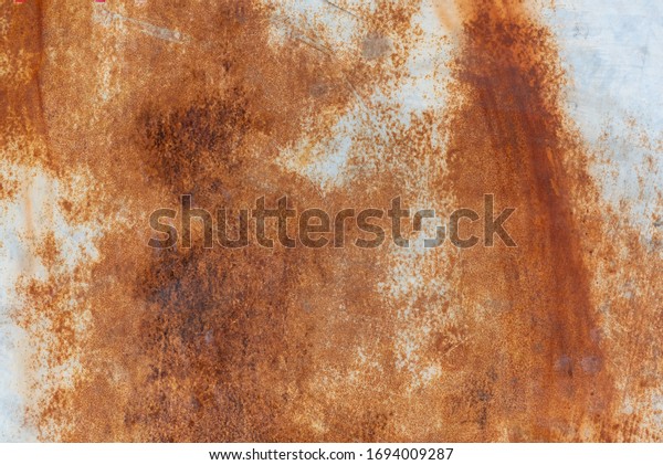 Rust Texture On White Surface Close Stock Photo 1694009287 | Shutterstock