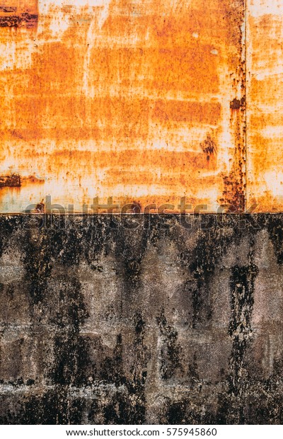 Rust Texture Wall Background Concrete Metal Stock Photo (Edit Now ...