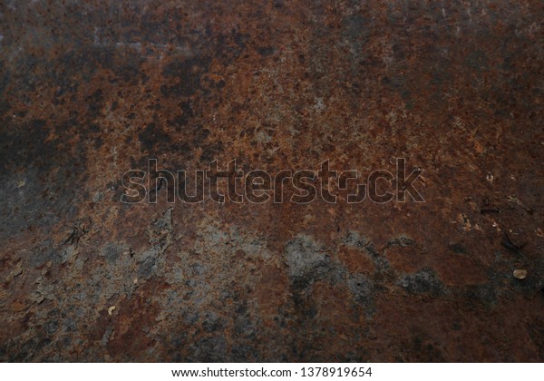 Rusted Steel Background Texture Objects Old Stock Photo 1378919654 ...