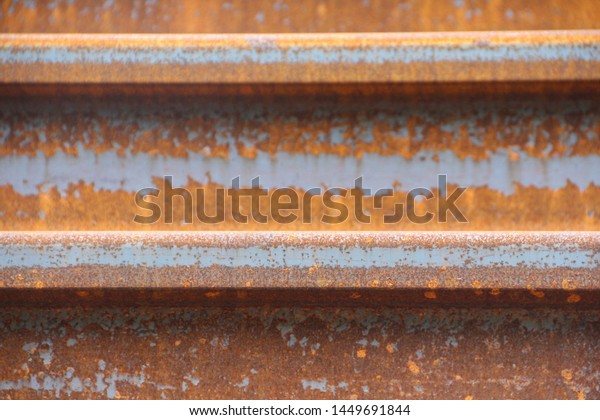 Rusted Train Tracks Rust Background Rusted Stock Photo 1449691844 ...