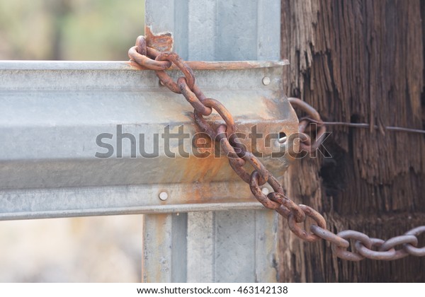Rustic Metal Gate Stock Photo 463142138 | Shutterstock