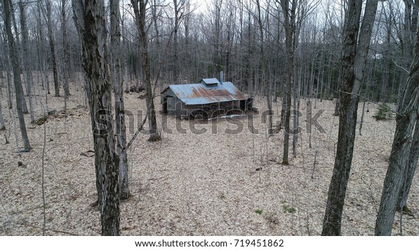 Rustic Old Maple Syrup Shack Woods Stock Photo (Edit Now) 719451862