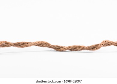Rustic Old String Against White Background Stock Photo 1698432097 ...