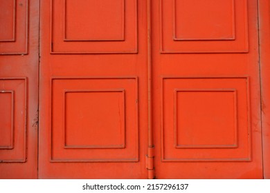 Rustic Red Gate Background Square Patterns Stock Photo 2157296137 ...