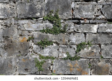 Rustic Texture Medieval Wall Made Grey Stock Photo 1354469681 ...