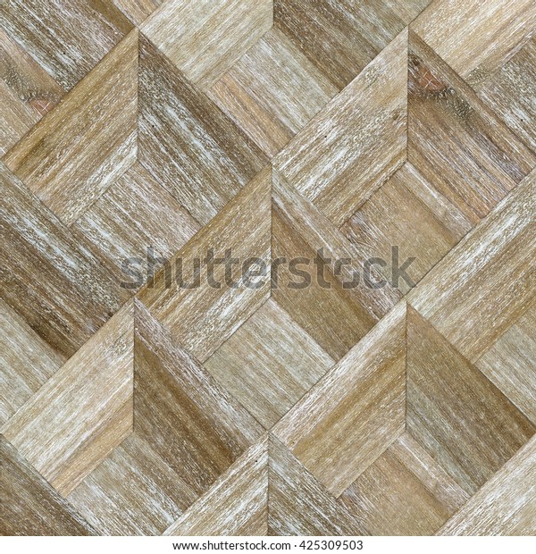 Rustic Worn Parquet Floor Pattern Texture Stock Photo 425309503 ...
