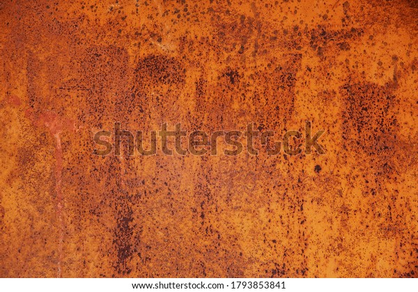 Rusty Pattern Aged Vintage Rust Stains Stock Photo 1793853841 ...