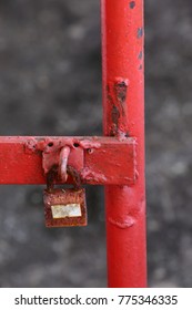 Rusty Red Lock Stock Photo 775346335 | Shutterstock