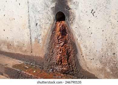 Rusty Sludge Drainpipe Stock Photo 246790135 | Shutterstock