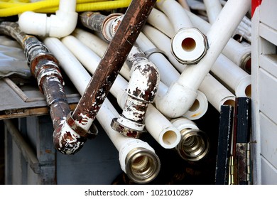 Rusty Water Pipe Stack Stock Photo 1021010287 | Shutterstock