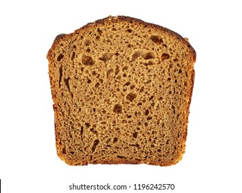 Rye Bread Slice Isolated On White Stock Photo 1196242570 | Shutterstock