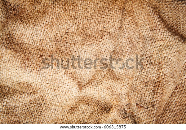 Sack Texture Crumpled Stock Photo 606315875 | Shutterstock
