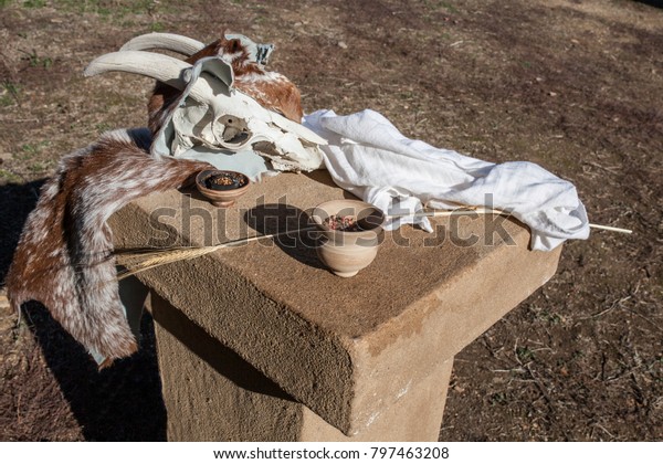 Sacred Objects Ancient Pagan Rites Ataecina Stock Photo (Edit Now ...