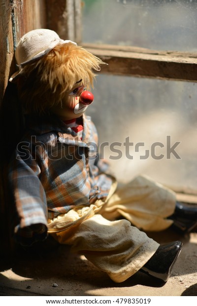 Sad Clown Looking Through Window Toy Stock Photo 479835019 | Shutterstock