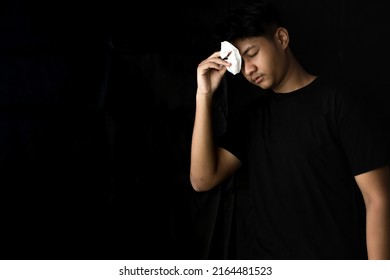 Sad Expression Sad Face Crying While Stock Photo 2164481523 | Shutterstock
