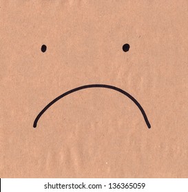 Sad Face Schematic Stock Photo 136365059 | Shutterstock