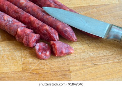 Salami Knife Stock Photo 91849340 | Shutterstock