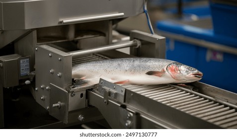 Salmon Going Through Electric Stunner Fish AI-generated image ...