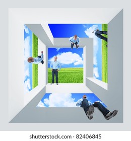 Same Man Different Position On 3d Stock Photo 82406845 | Shutterstock