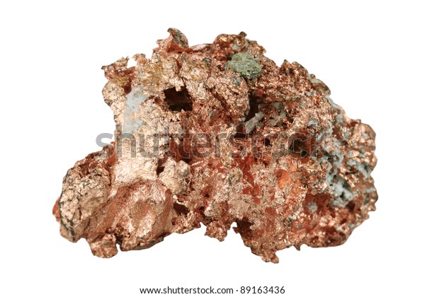 Sample Copper On White Background Stock Photo (Edit Now) 89163436