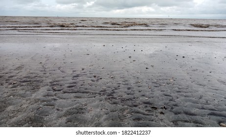 Wet Dry Sand Waves On Beach Stock Photo (Edit Now) 774443068