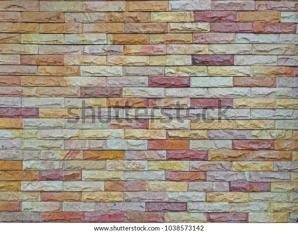 Sandstone Cladding Wall Texture Background Stock Photo 1038573142 ...