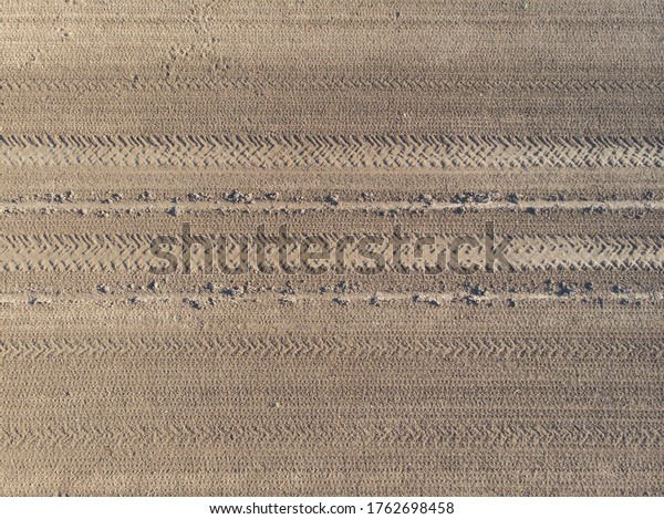 Sandy Soil Patterns Landscape Stock Photo 1762698458 | Shutterstock