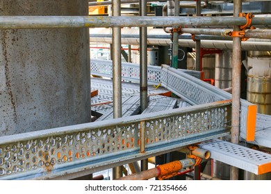 Scaffolding Installation Tank Process Structures Refinery Stock Photo ...