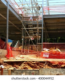 Scaffolding Tower Static Working Platform That Stock Photo 400044952 ...