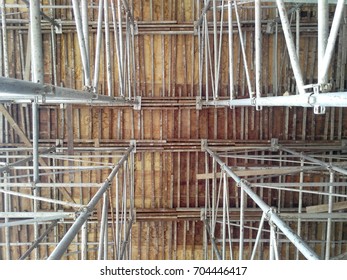 Stanchion Reinforcement Pillars On New Construction Stock Photo (Edit ...