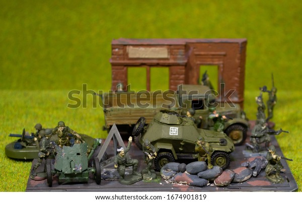 Scale Models Figures Plastic War Game Stock Photo 1674901819 | Shutterstock