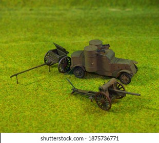 Scale Models Figurines Made Plastic War Stock Photo 1875736771 ...