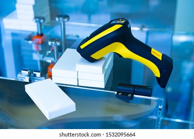 Scanner Codes Bar Codes Machine Applying Stock Photo 1532095664 ...
