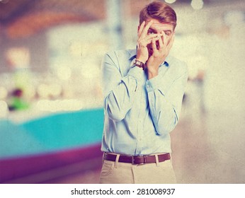 Scared Man Stock Photo 281008937 | Shutterstock