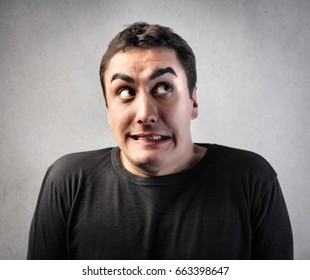 Scared Man Stock Photo 663398647 | Shutterstock