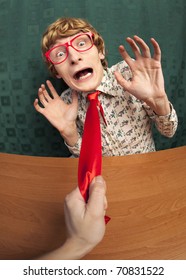 Scared Office Worker Stock Photo 70831522 | Shutterstock